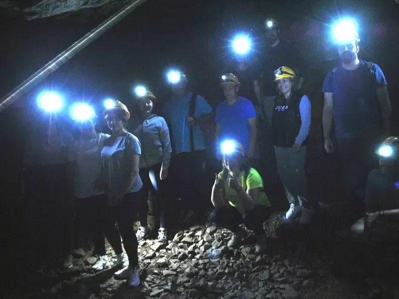 Speleology in Arouca Geopark ancient mines