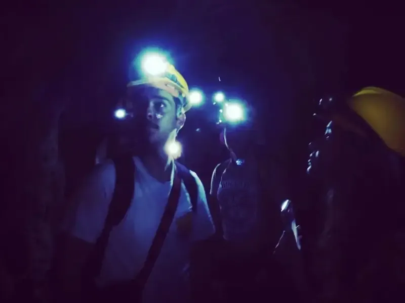 Speleology in Arouca Geopark ancient mines