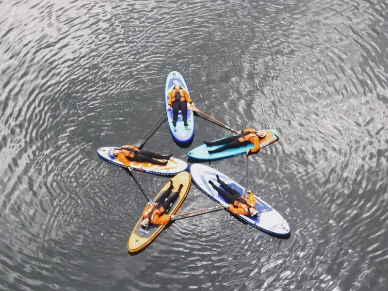 Stand Up Paddle in the Lovers Island near Porto