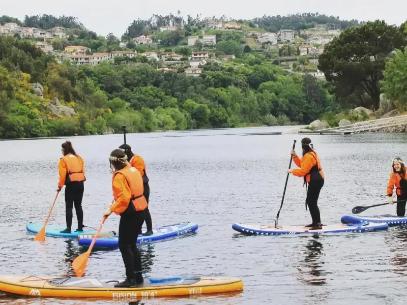 Stand Up Paddle in the Lovers Island near Porto