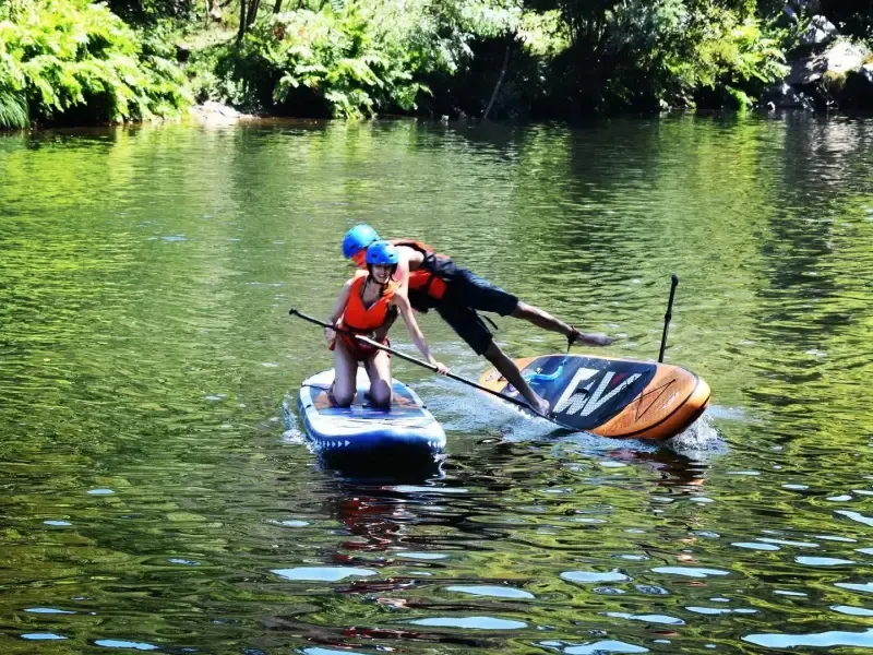 Stand Up Paddle in the Lovers Island near Porto
